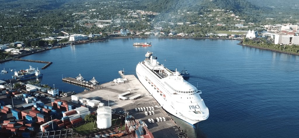 サモア独立国「アピア港安全向上計画」竣工式 - オリエンタルコンサルタンツグローバル