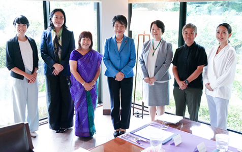 Talks with Foreign Minister Kamikawa: Dr. Reiko Abe, Executive Officer ...