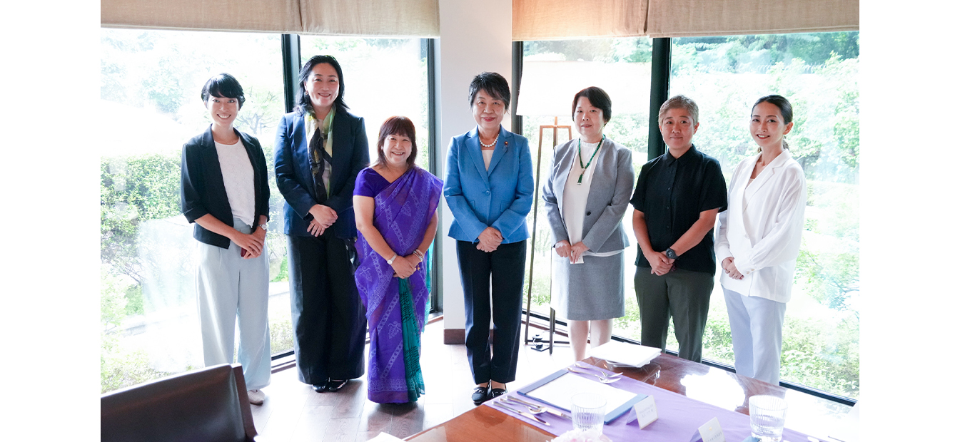 Talks with Foreign Minister Kamikawa: Dr. Reiko Abe, Executive Officer ...