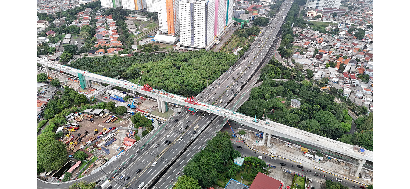 LRT Jakarta Phase 1B: OC Global Part of Girder Closure Ceremony for ...